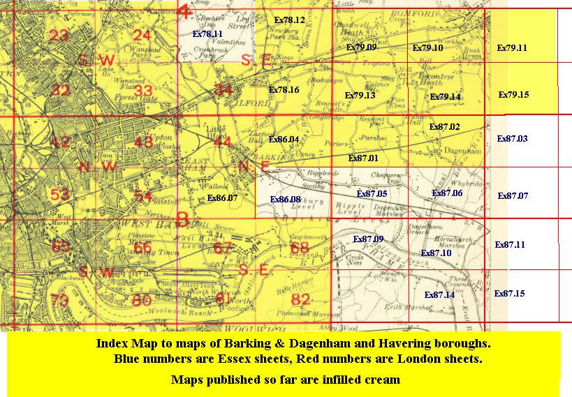 Old Maps of London Borough of Barking and Dagenham