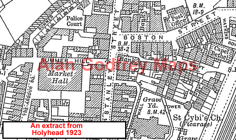 Old Maps of Anglesey Holyhead Beaumaris Llanfair history