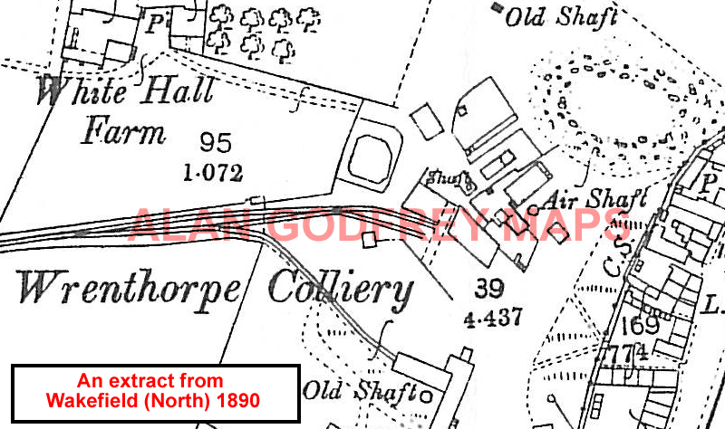 Old Maps of Wakefield, Pontefract, Normanton, Yorkshire history