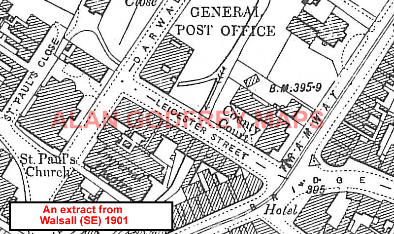 Old Maps of Walsall, Willenhall