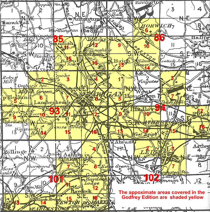 Old Maps of Wigan, Hindley Pemberton, Ince, Ashton in Makerfield ...
